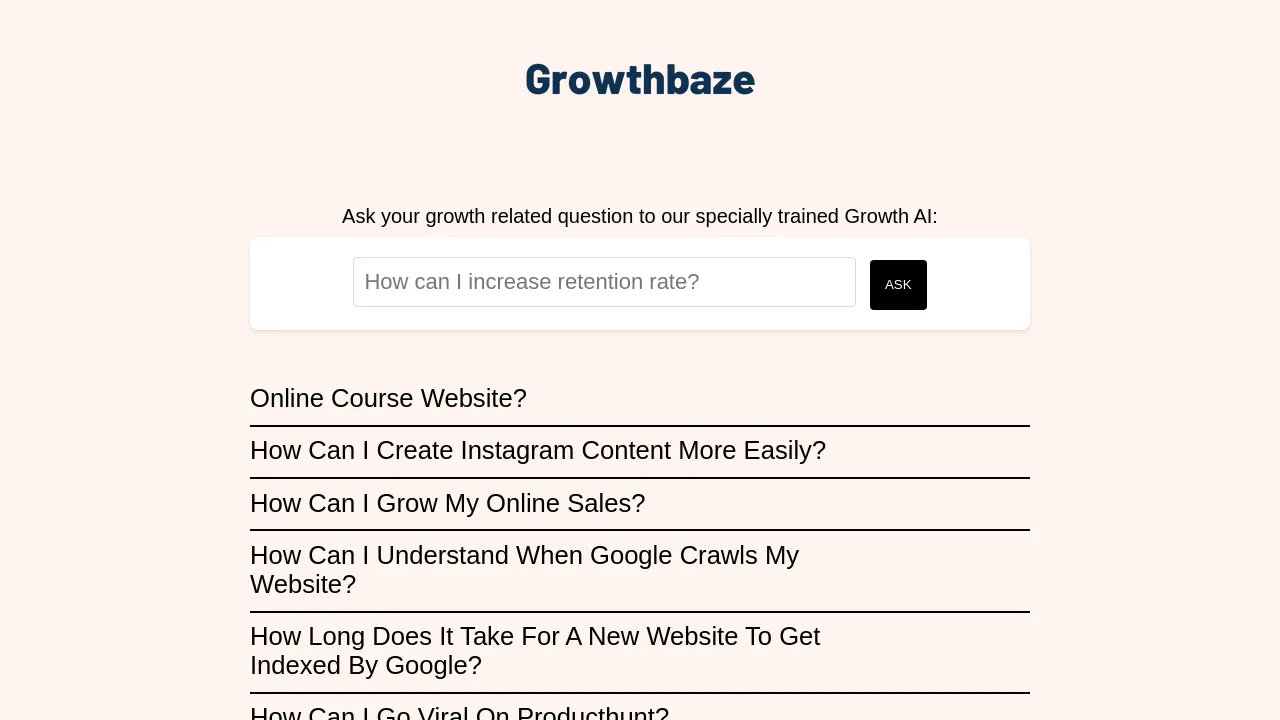 GrowthBaze - BestofAI