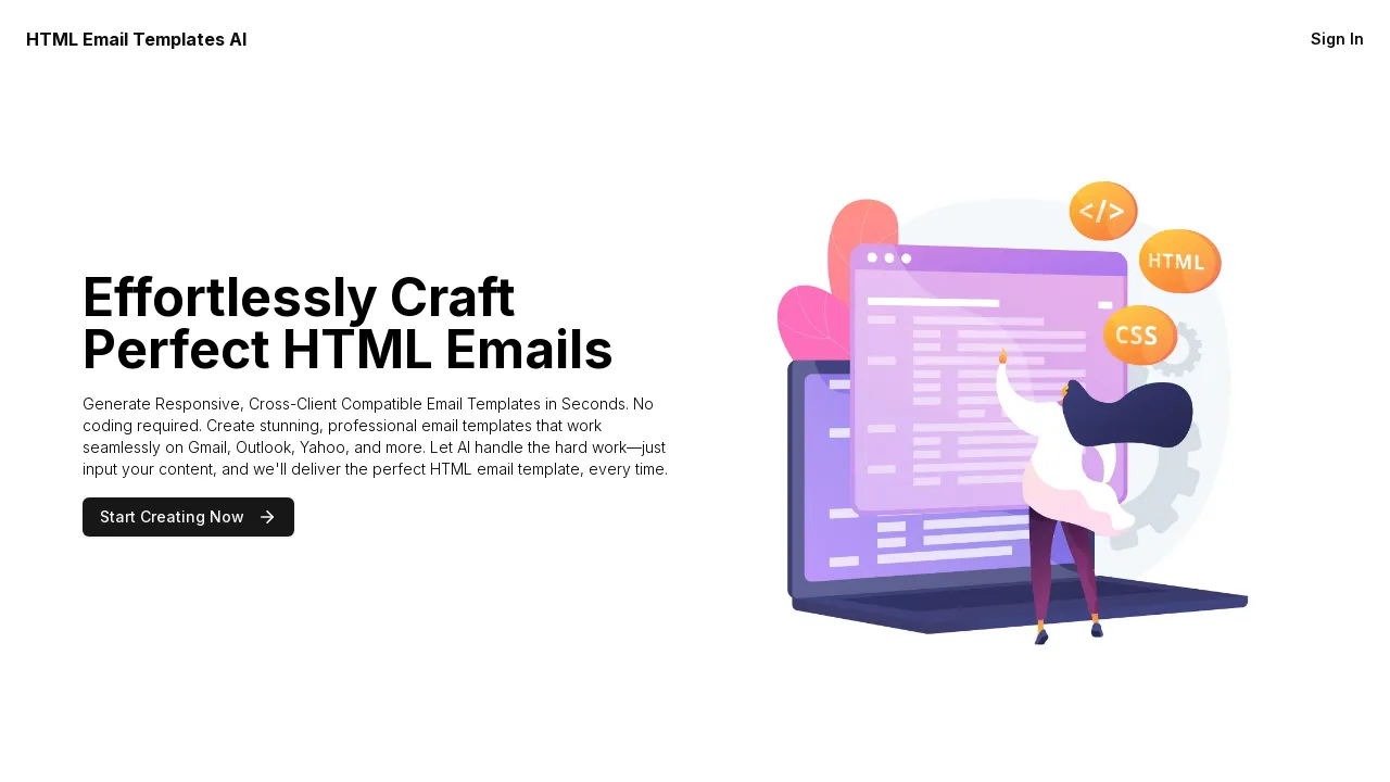 HTML Email Templates AI - BestofAI