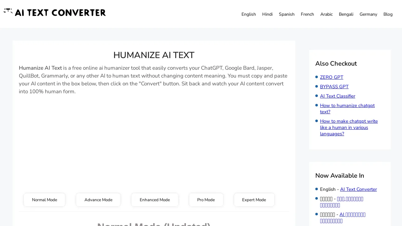 Humanize AI Text - Convert AI To Human Text - BestofAI