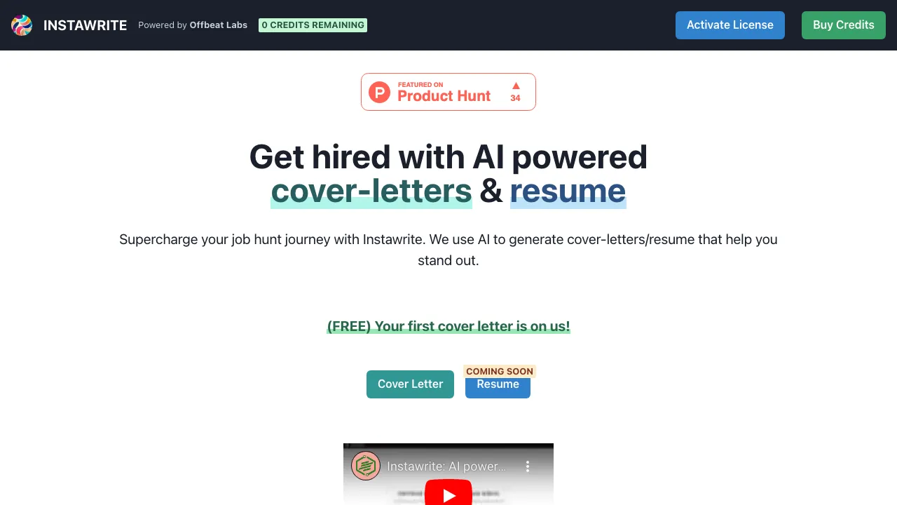 Instawrite - BestofAI