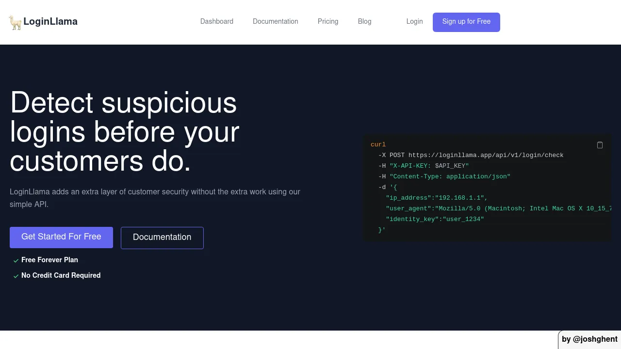 LoginLlama - BestofAI