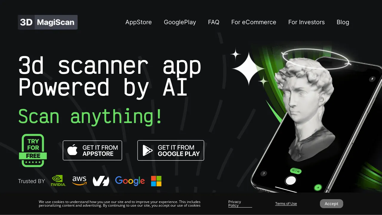 MagiScan AI 3D Scanner app - BestofAI