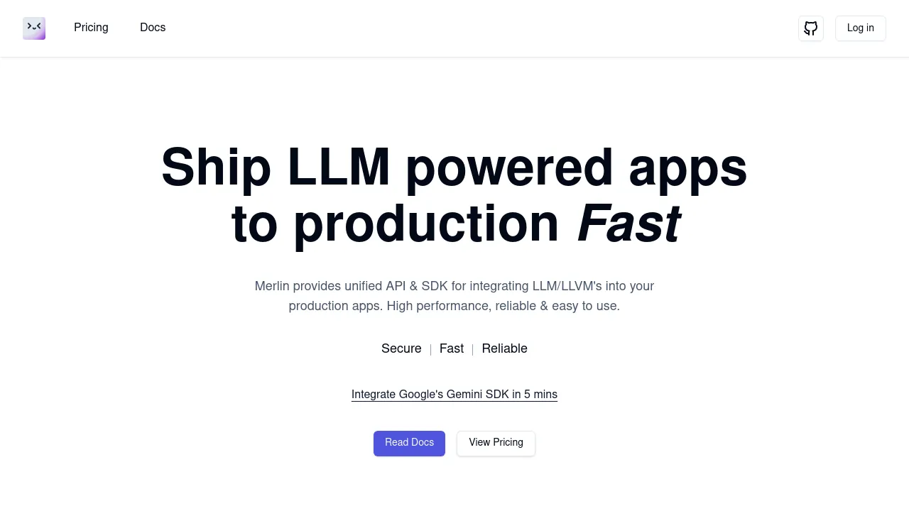 Merlin Unified API - BestofAI