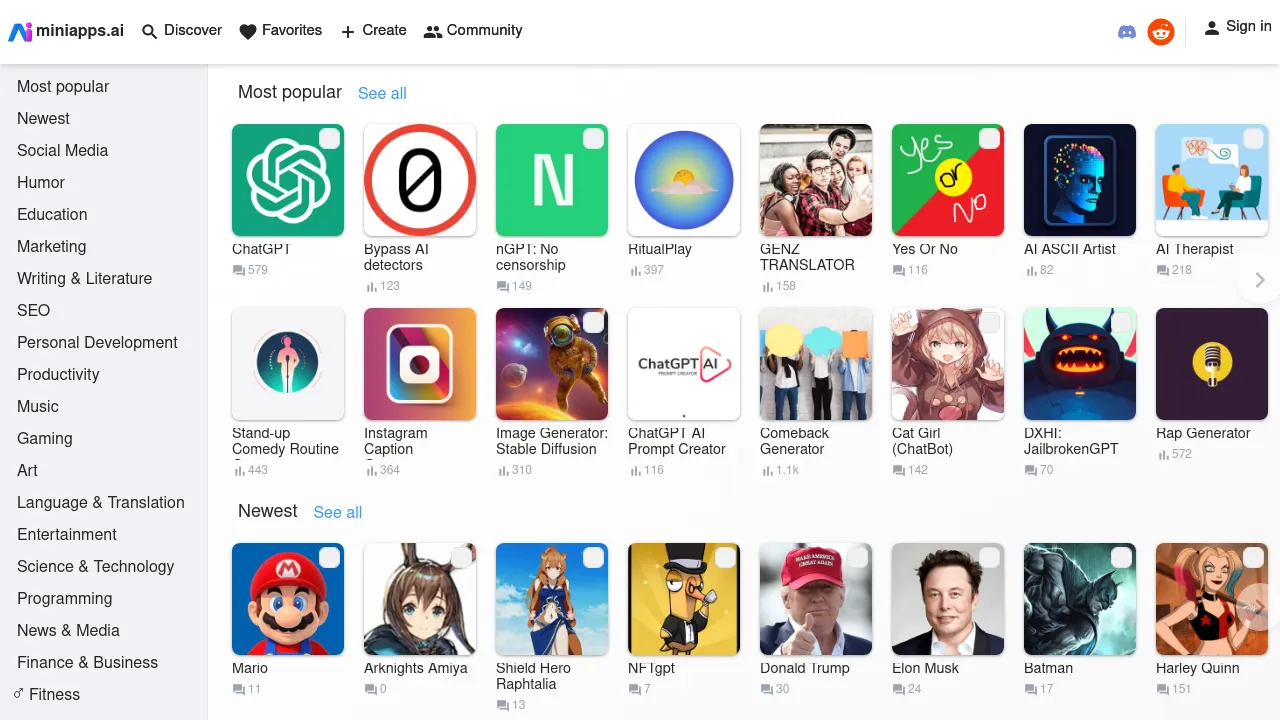 Miniapps.ai - BestofAI