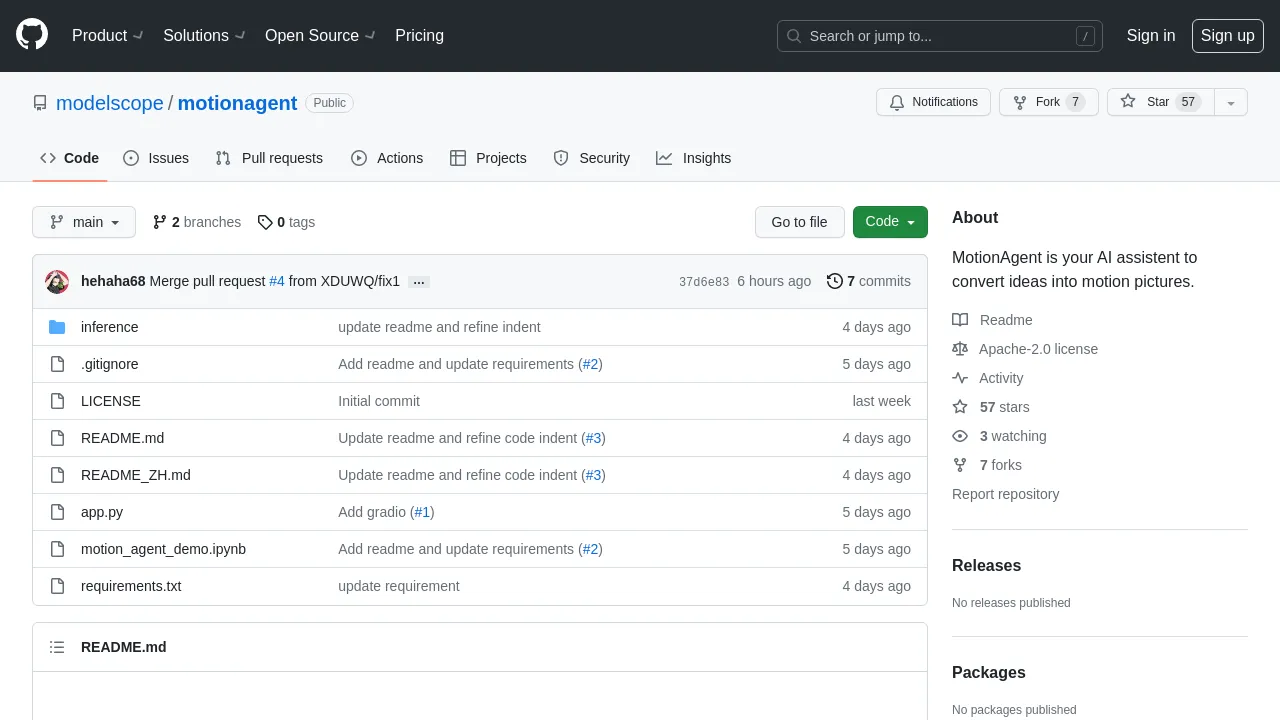Motionagent - BestofAI