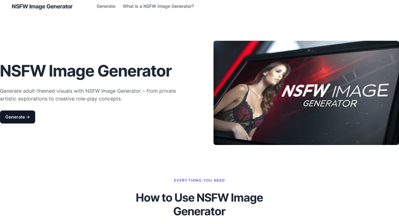 NSFW Image Generator - BestofAI