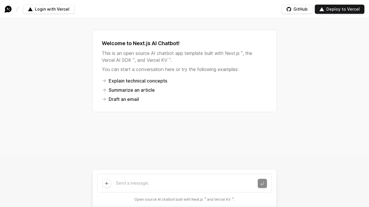 Next.js AI Chatbot - BestofAI