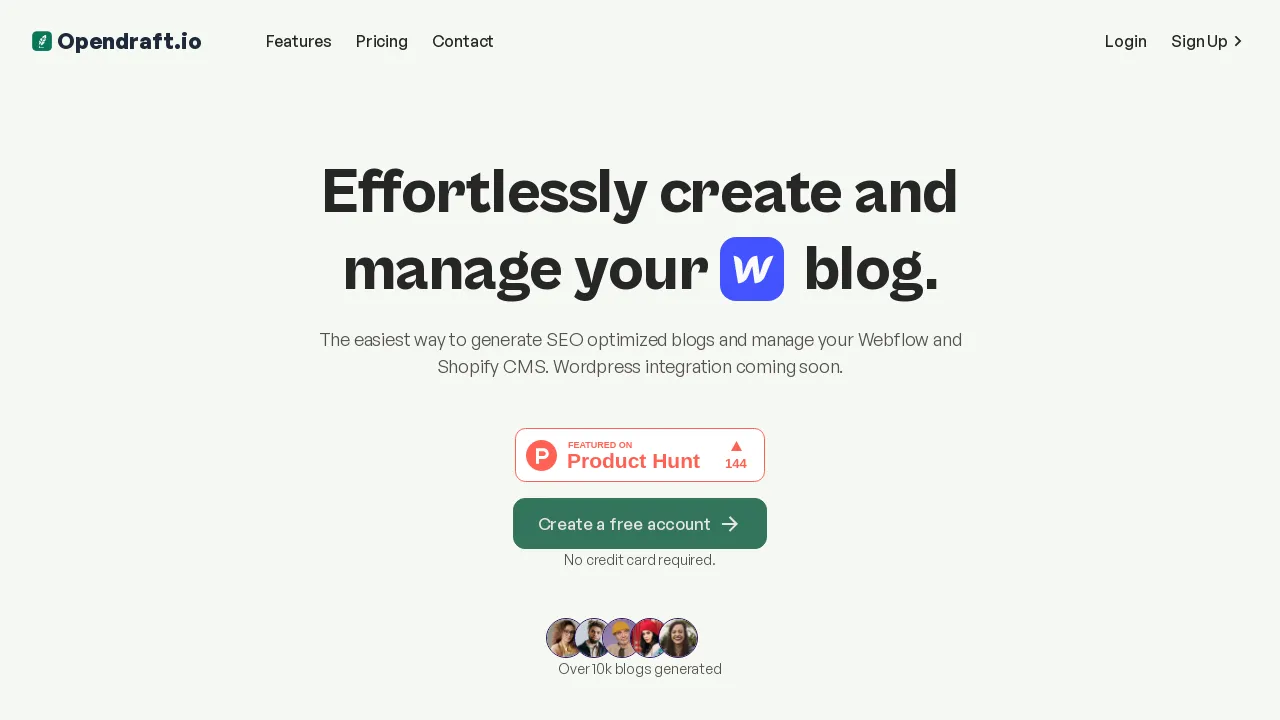 Opendraft - BestofAI