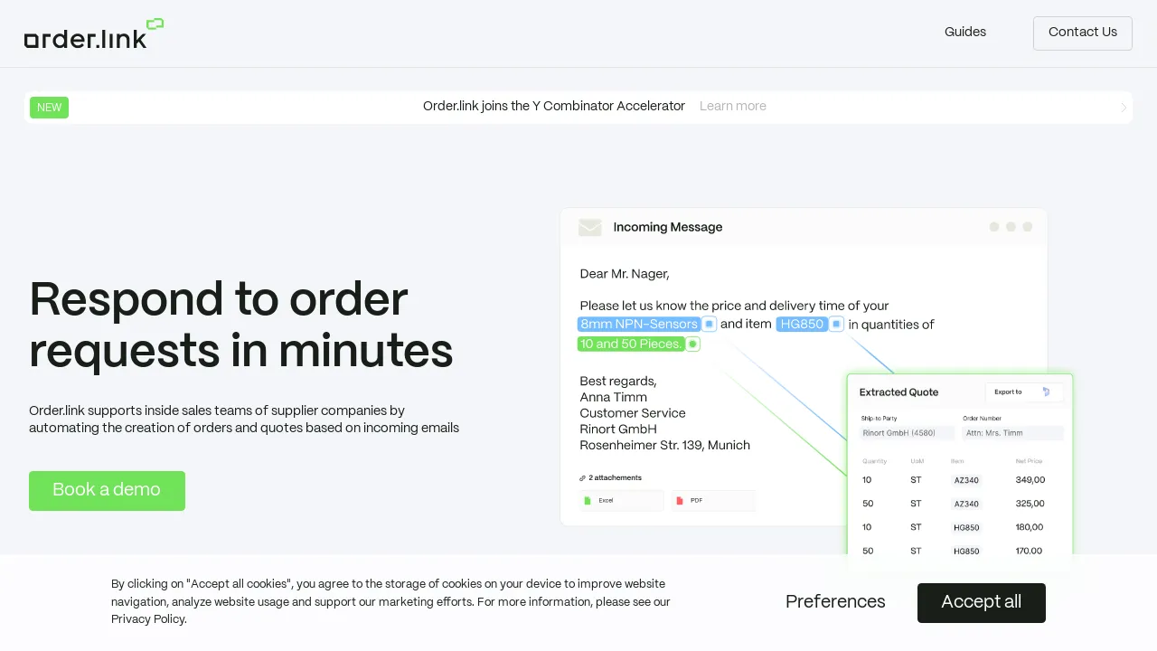 Order.link - BestofAI