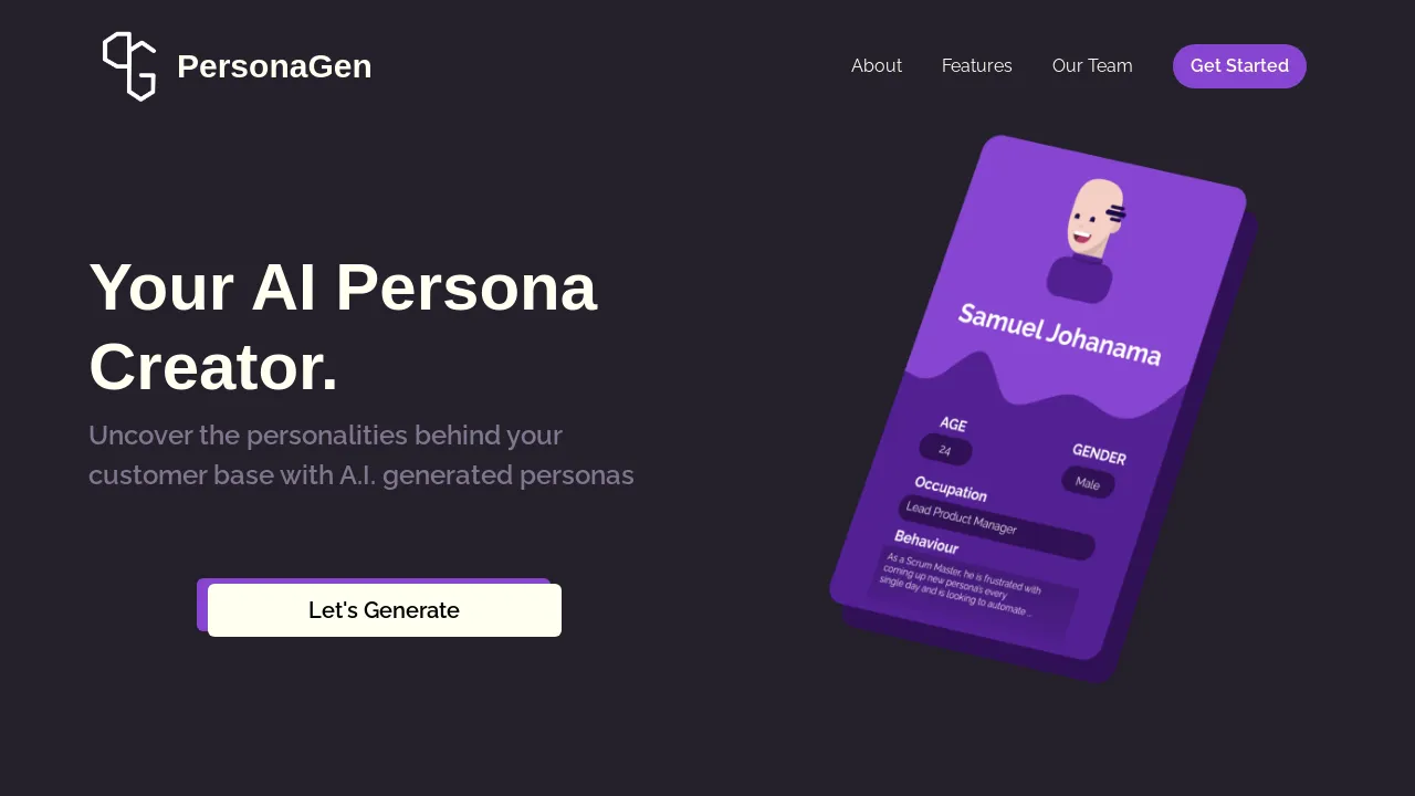 PersonaGen - BestofAI