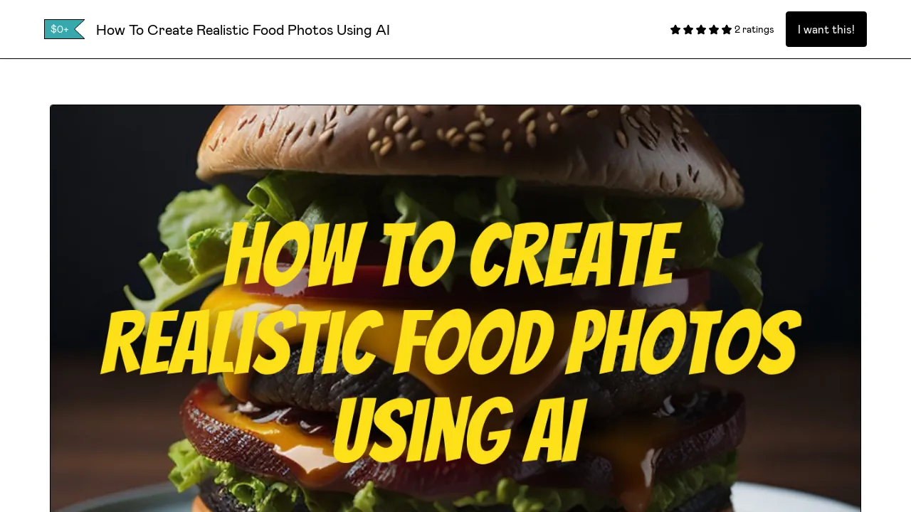 Realistic Food Photos - BestofAI