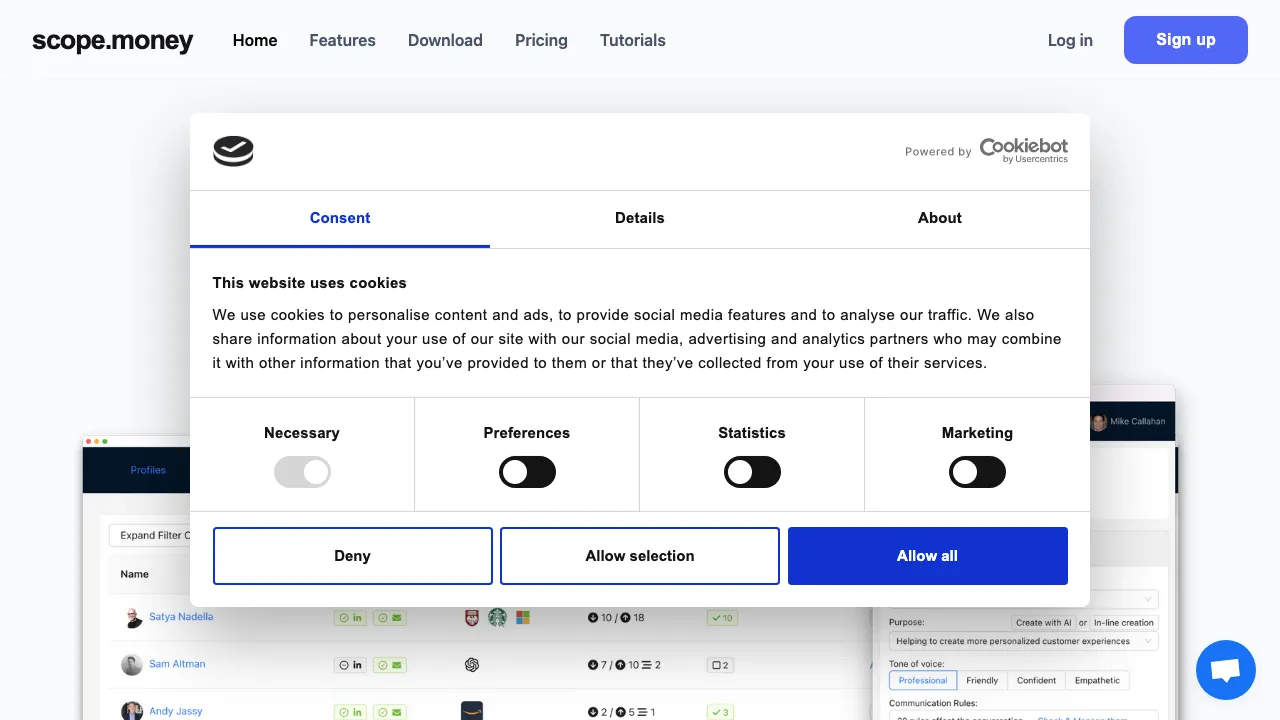 Scope.money - BestofAI
