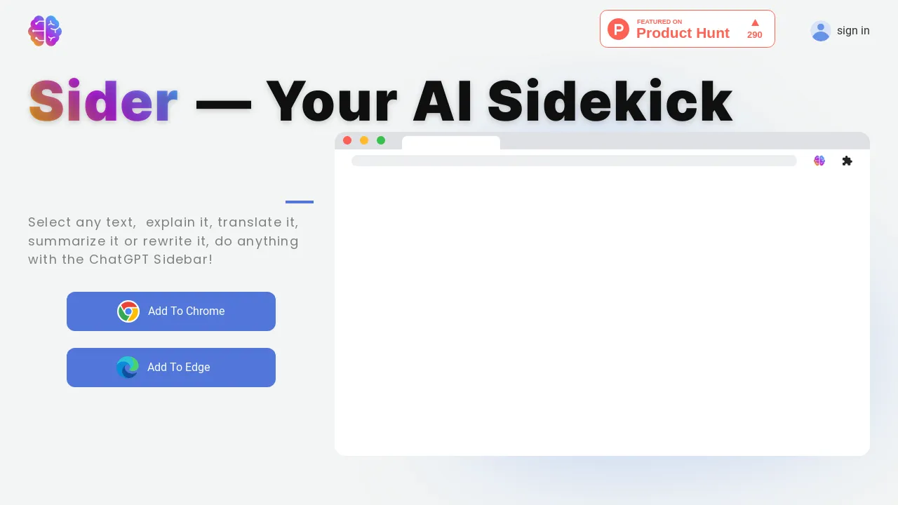 Sider AI - BestofAI