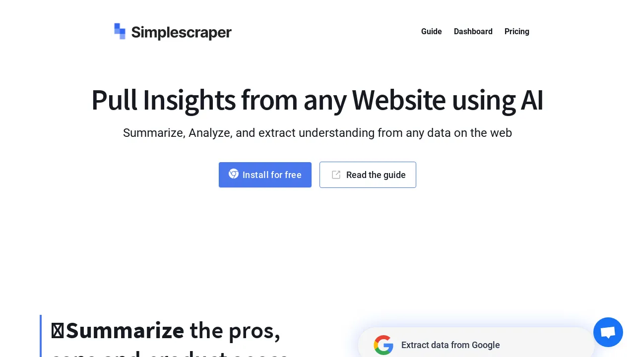 Simplescraper - BestofAI
