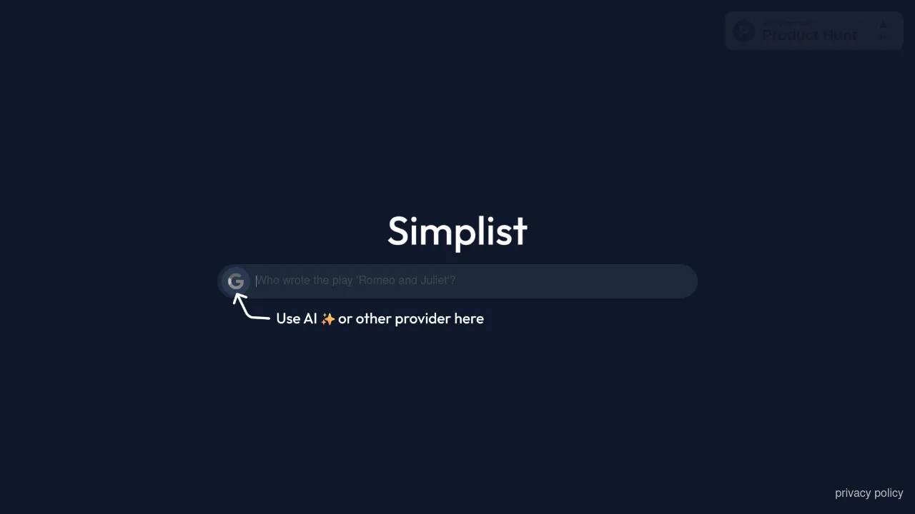 Simplist - BestofAI