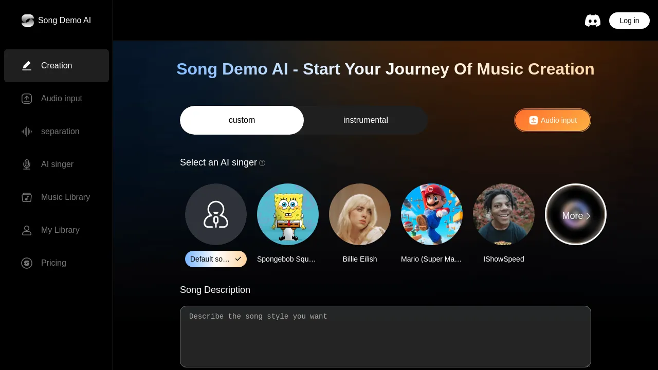 Song Demo AI - BestofAI