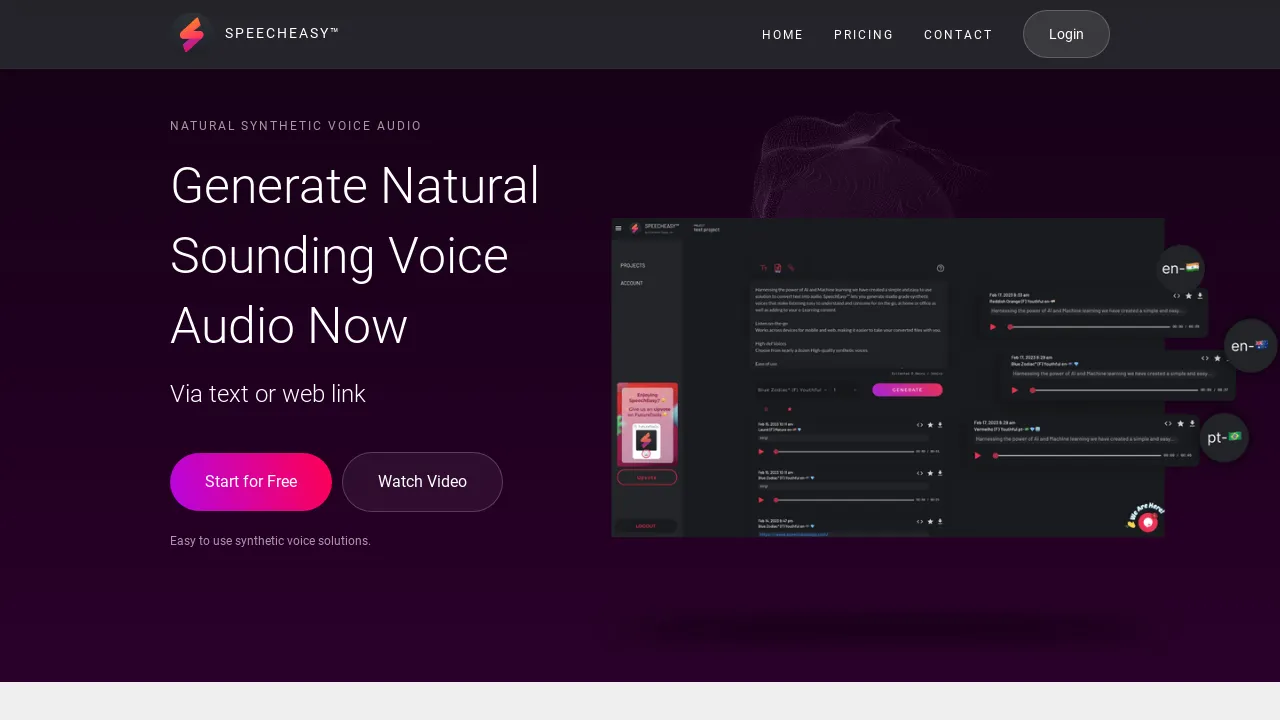 SpeechEasy - BestofAI