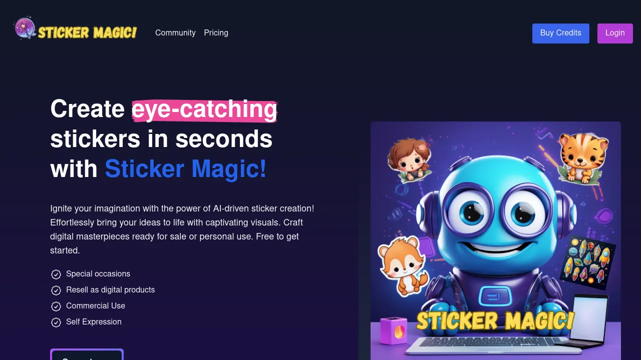 Sticker Magic - BestofAI