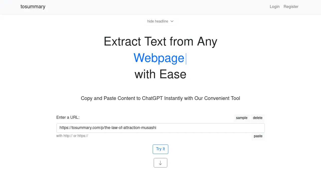 Tosummary - BestofAI