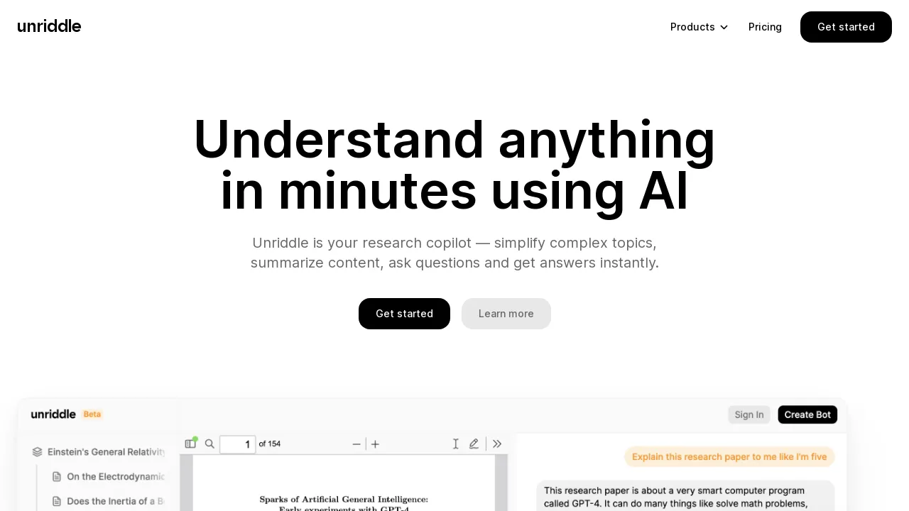 Unriddle BestofAI Unriddle BestofAI