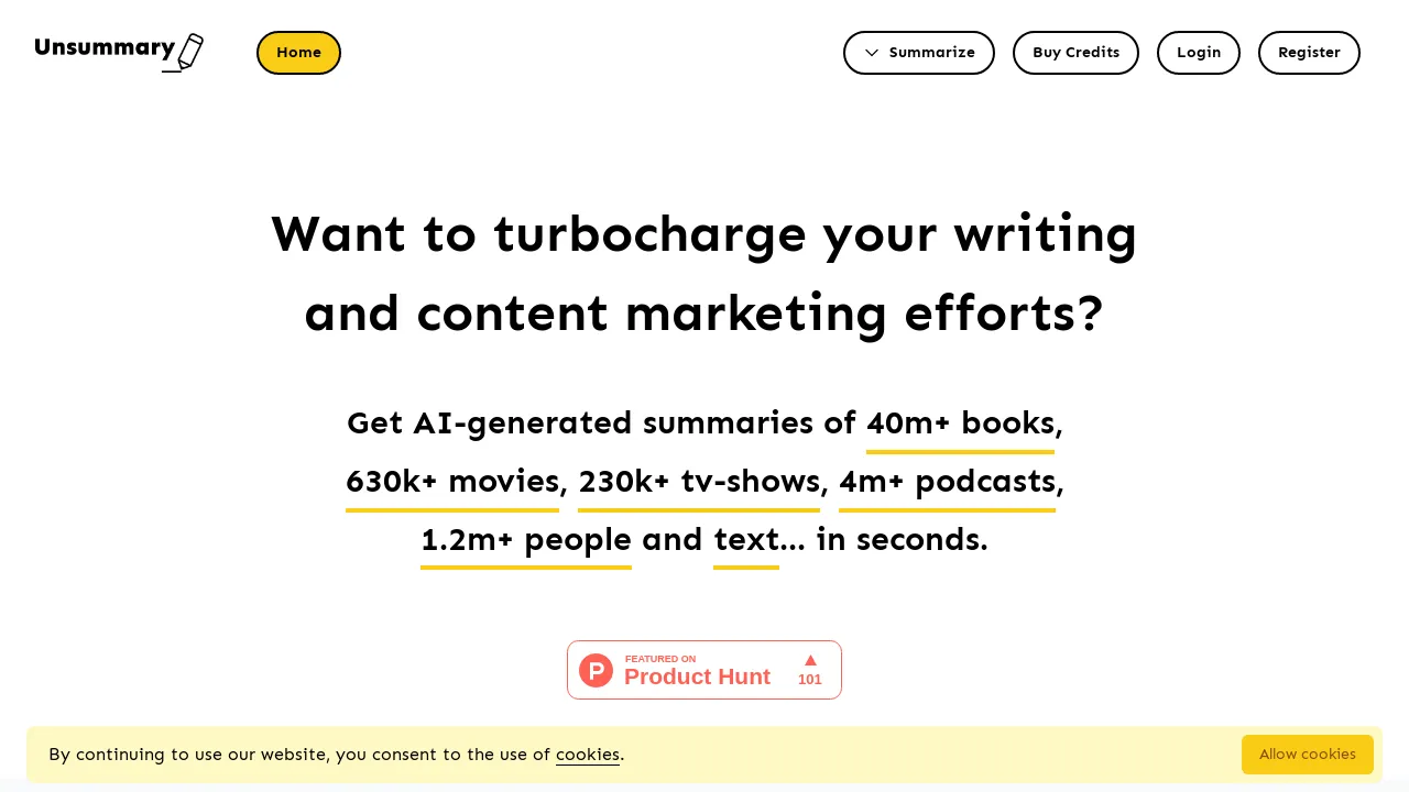 Unsummary - BestofAI