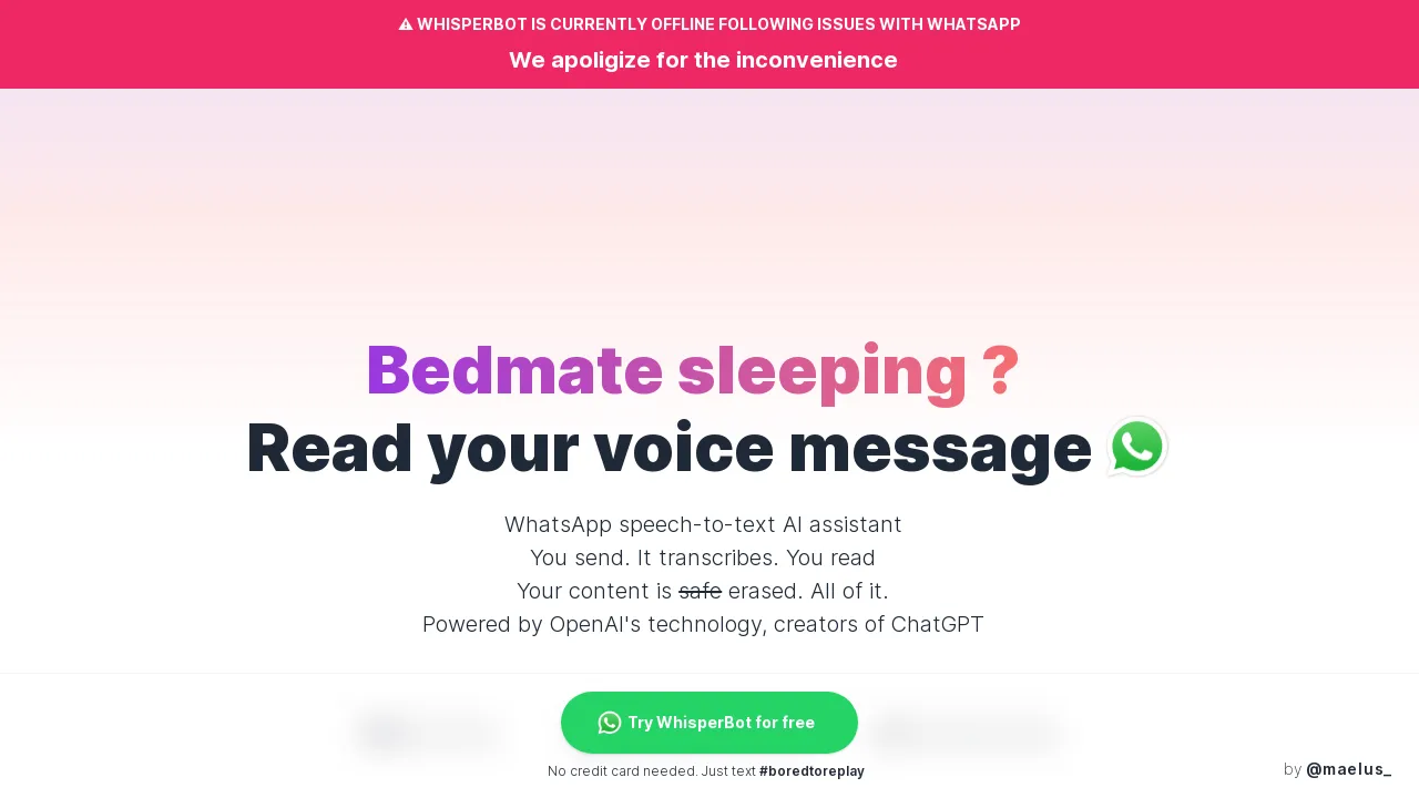 WhisperBot - BestofAI