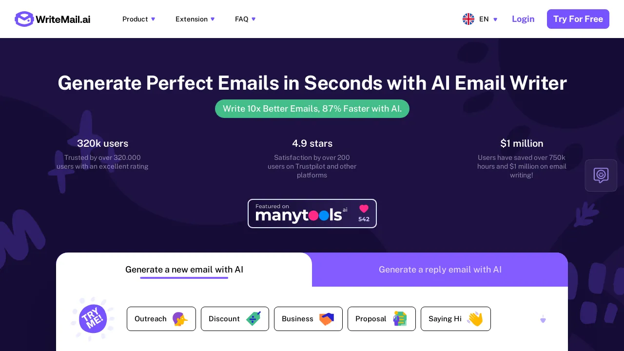 WriteMail.ai - BestofAI WriteMail.ai - BestofAI