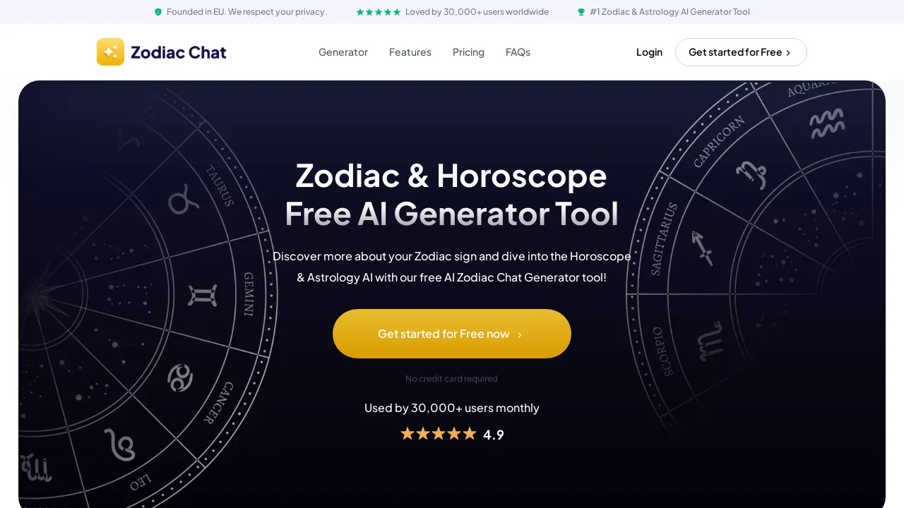 Zodiac Chat AI - BestofAI