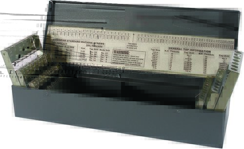 CAB 12675 Metric Thread, Tap and Drill Bits Index-2.5mm x 0.45 thru ...