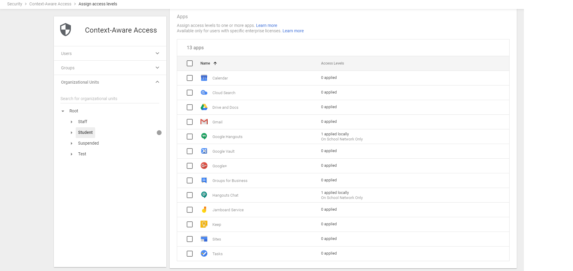 Network Access and Context-Aware Settings Amplified IT