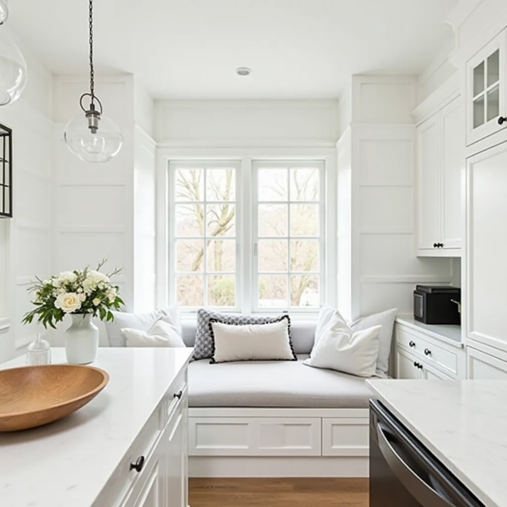 Soft White Kitchen Design Ideas - HomeDesignsAI