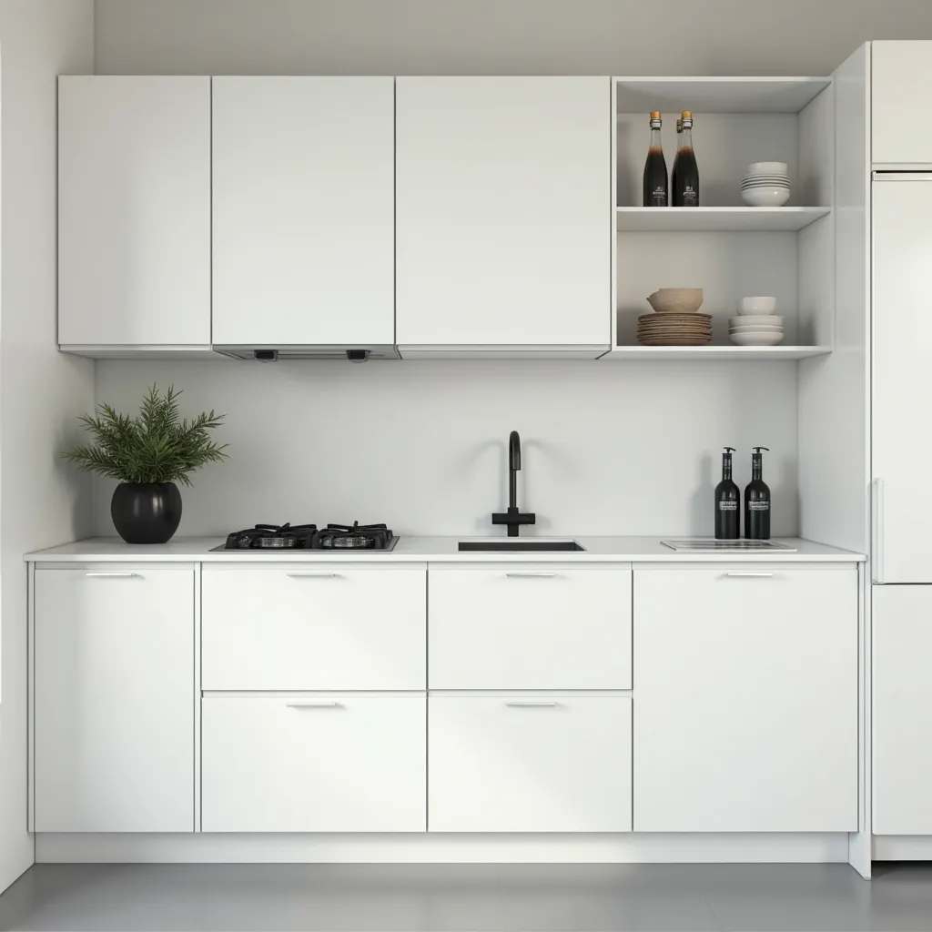 Soft White Kitchen Design Ideas - HomeDesignsAI