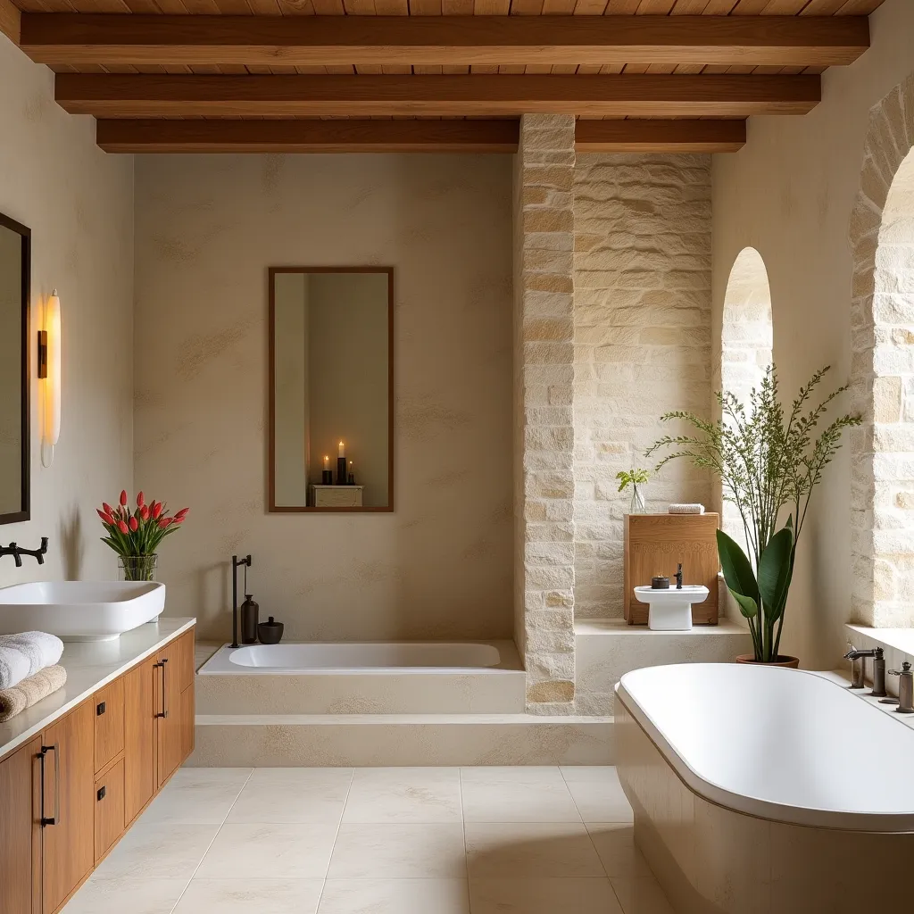 Classic Bathroom Design Ideas - HomeDesignsAI
