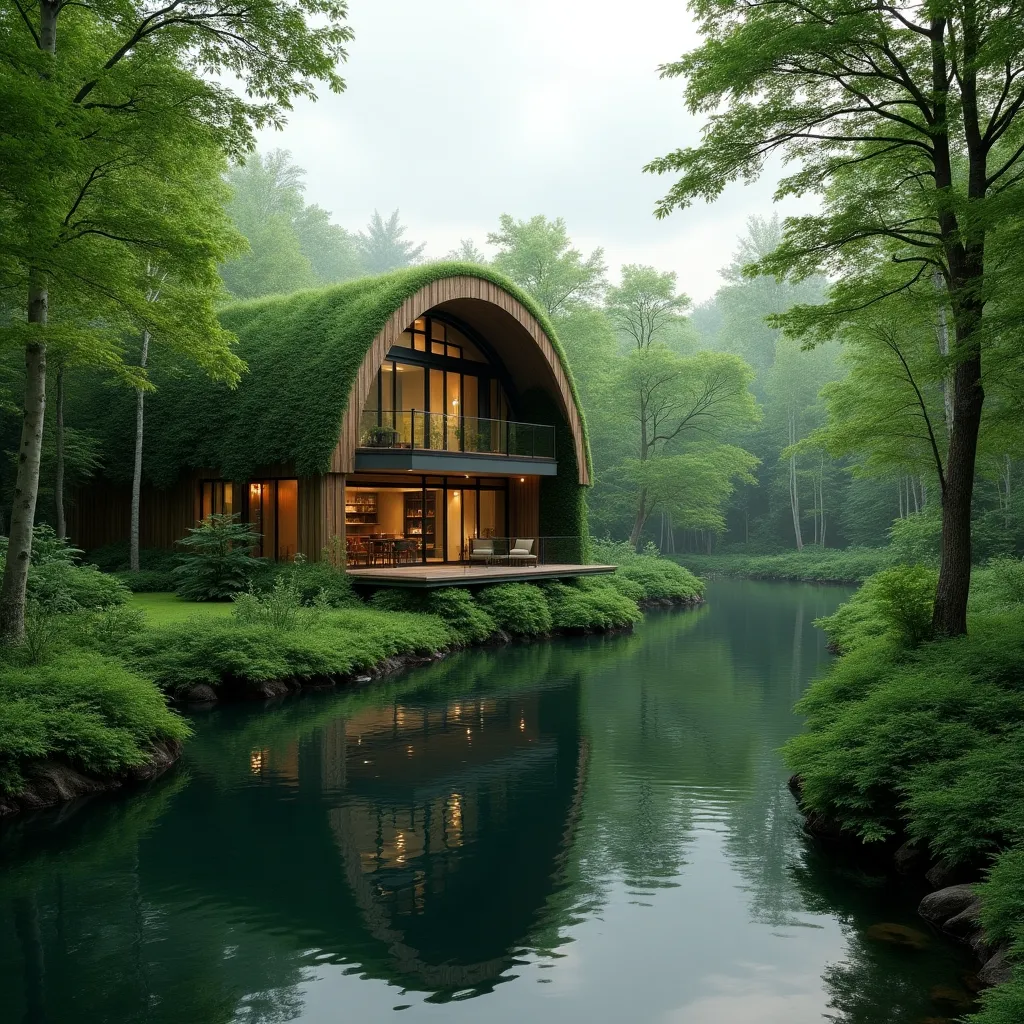 Forest Green House Ideas for a Bold, Nature-Inspired Exterior