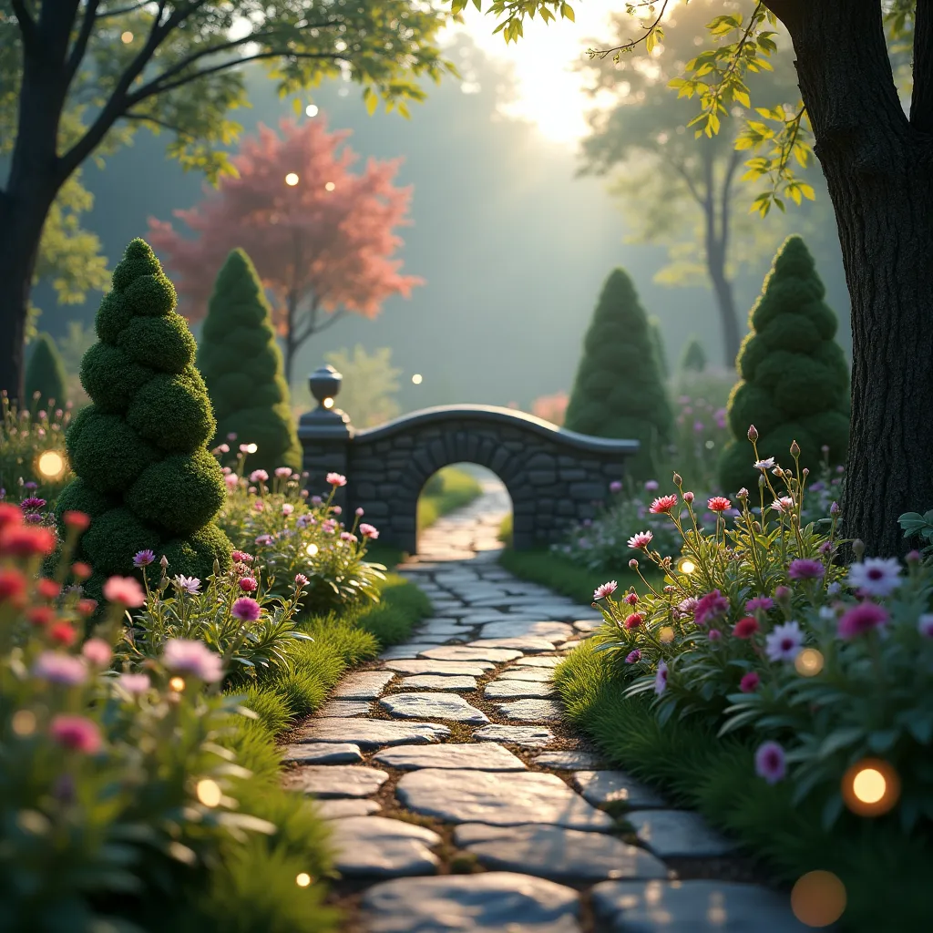 Garden Pathways Ideas - HomeDesignsAI