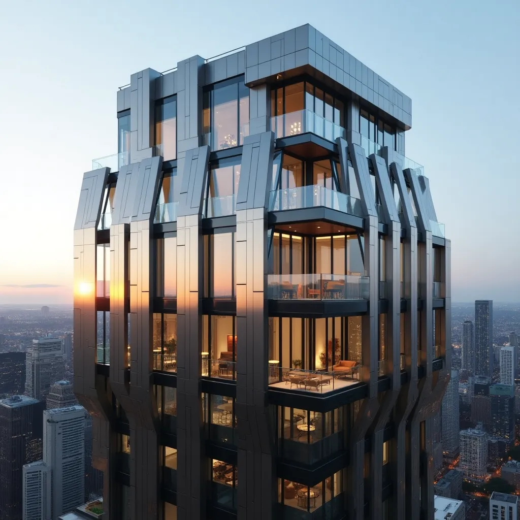 Kinetic Facade Elements Exterior Ideas - HomeDesignsAI