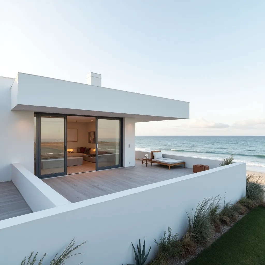Modern Beach House Ideas - HomeDesignsAI