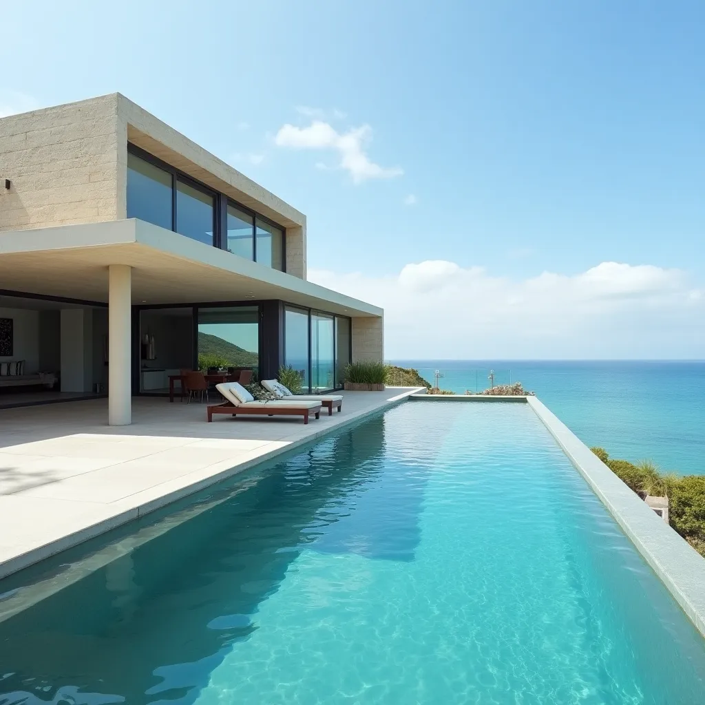 Modern Beach House Ideas - HomeDesignsAI