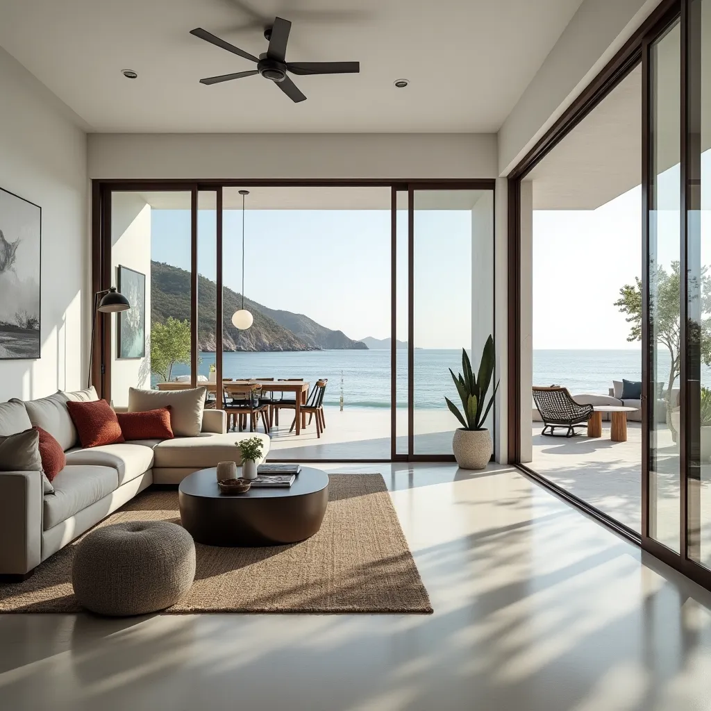 Modern Beach House Ideas - HomeDesignsAI