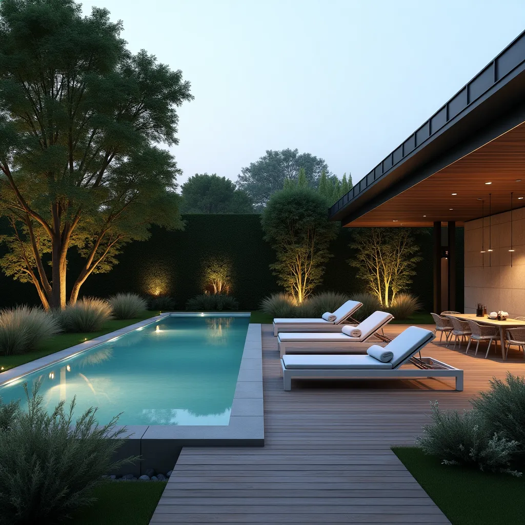 Pool Lounge Ideas - HomeDesignsAI