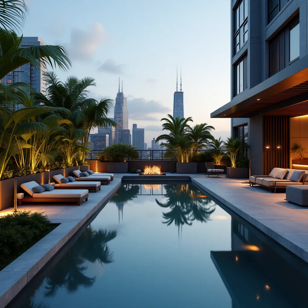 Urban Rooftop Garden Ideas - HomeDesignsAI