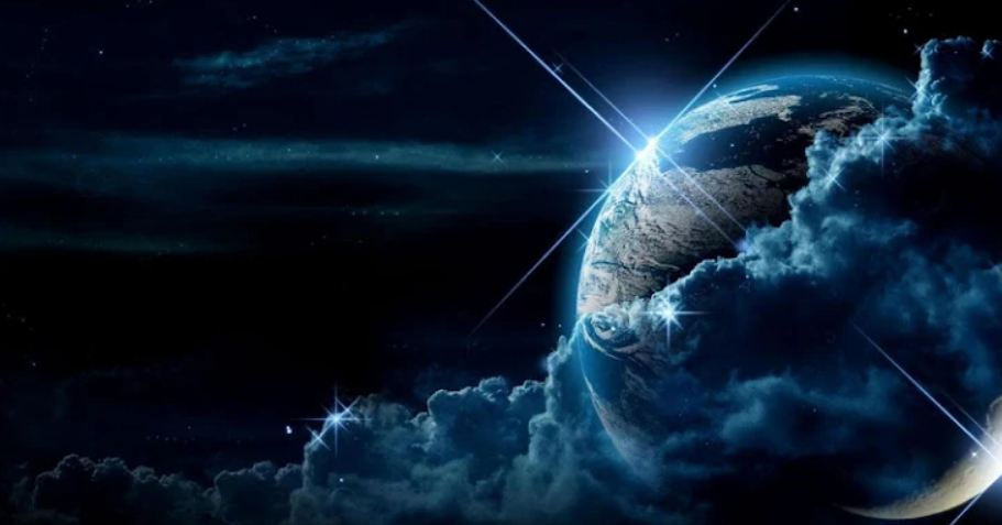 Tapeta na mobil z vesmíru s planetkami ke stažení zdarma