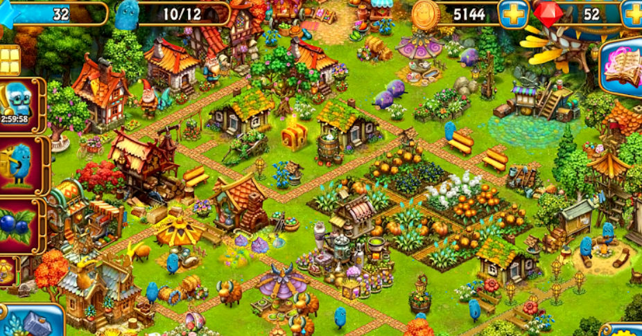 Android hra Charm Farm - Forest village ke stažení zdarma