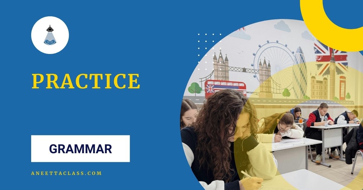 Prepositions Exercise Questions - ICSE Grammar | Aneetta Class