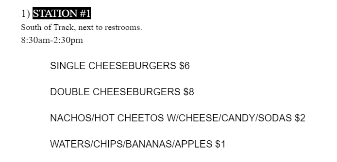 Track & Field, Cross Country Results, Statistics