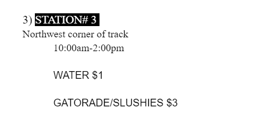 Track & Field, Cross Country Results, Statistics