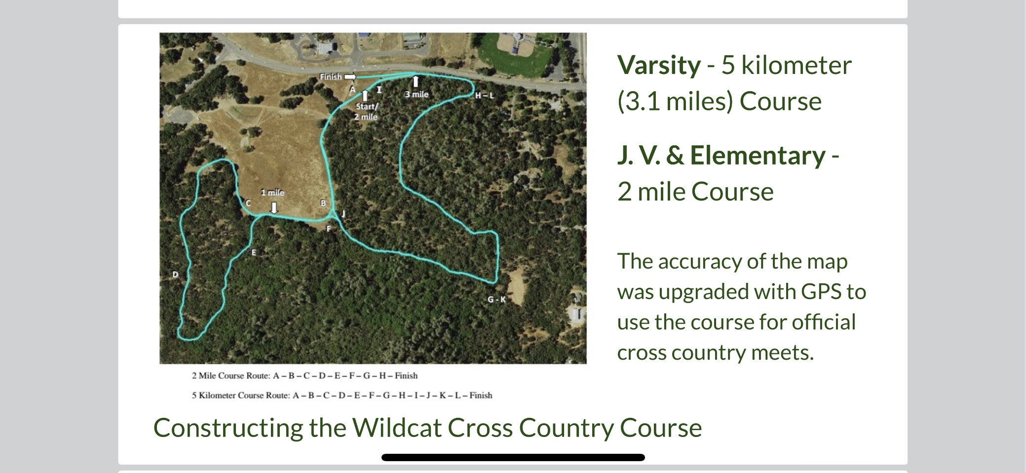 Track & Field, Cross Country Results, Statistics