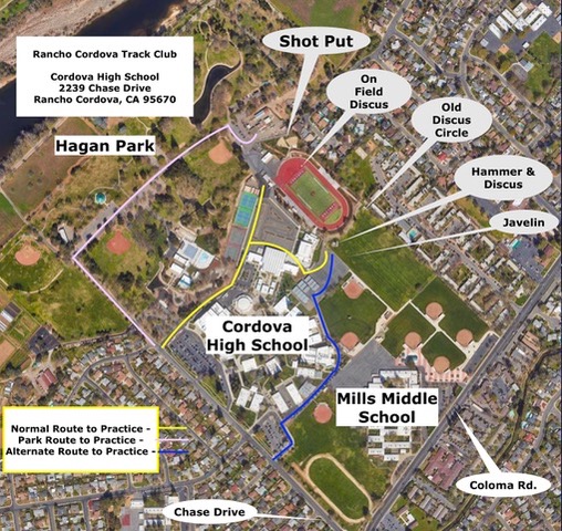 Rancho Cordova - RCTC - Club Track and Field Outdoor 2026