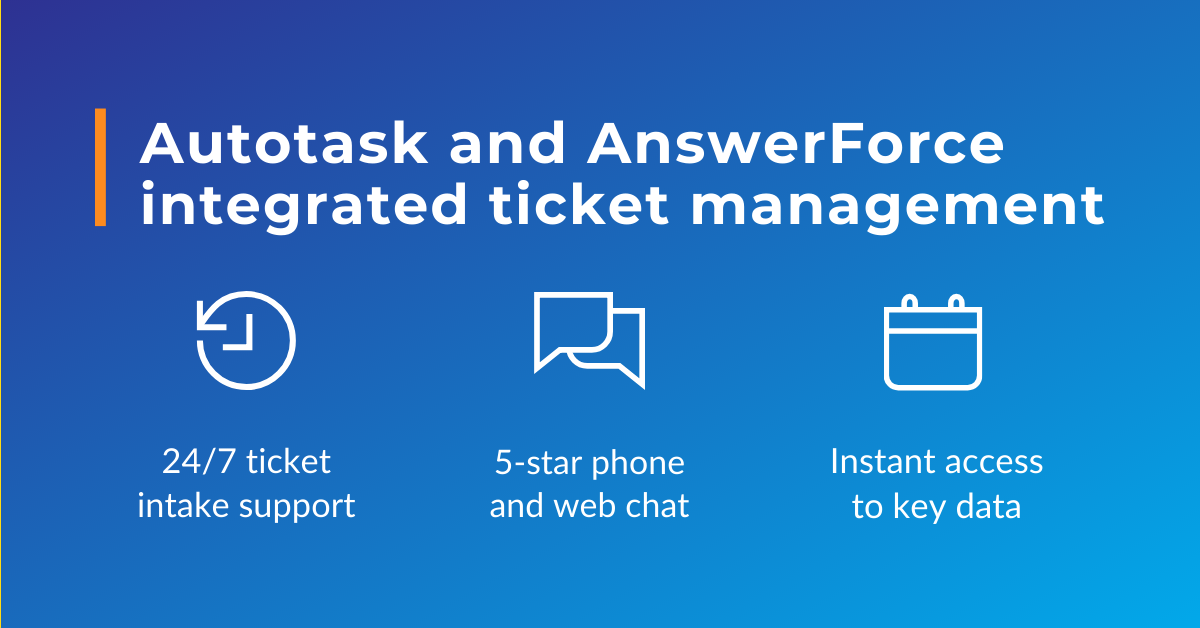 Manage IT tickets more effectively with the Autotask integration