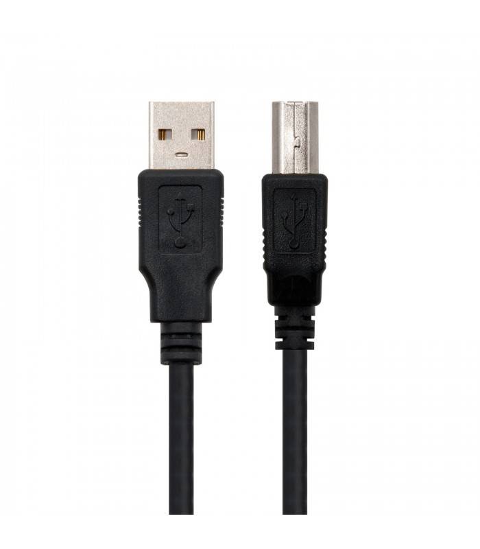 Cable Usb 2.0 Tipo A B 4,5m Negro